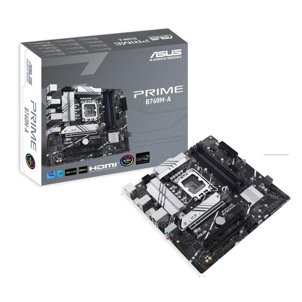 Motherboard ASUS PRIME B760M-A Chipset Intel B760, LGA1700, Micro ATX ...