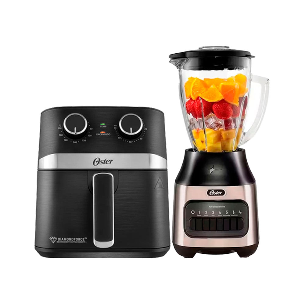 Combo Freidora Oster 4Lt + Licuadora BLSTPEG-NPB 1.5 Lt 800w - Oechsle