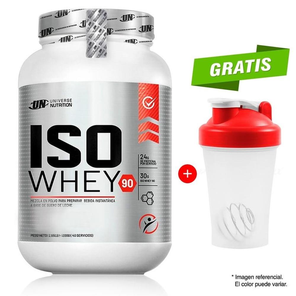 ISO WHEY 90 DE 1.1 KG UNIVERSE NUTRITION VAINILLA + SHAKER - Oechsle