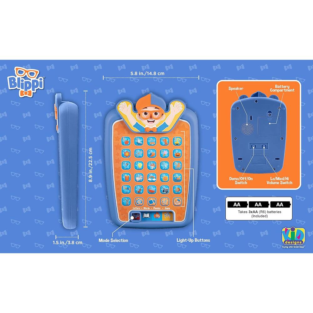 eKids Blippi tableta educativa infantil con juegos de aprendizaje - Oechsle