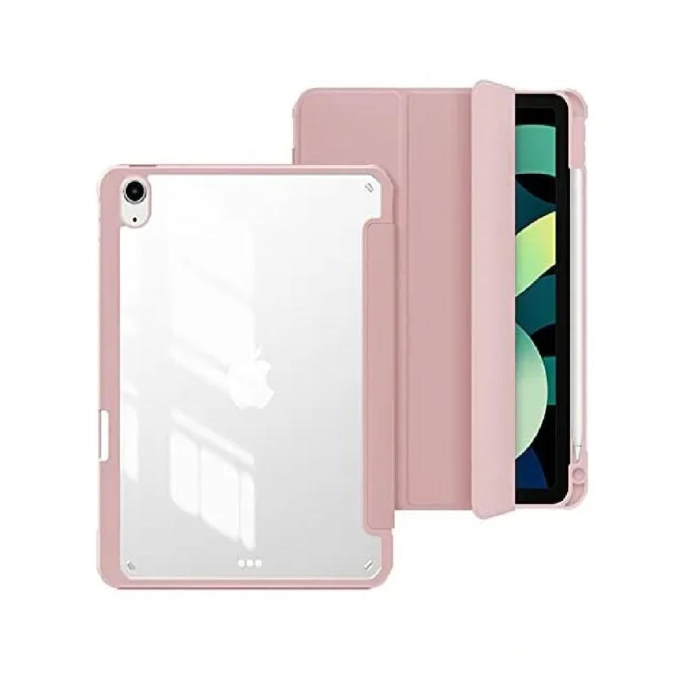 Smart Cover Ipad 10.2 Desmontable Imantada Tapa Transparente Rosado ...