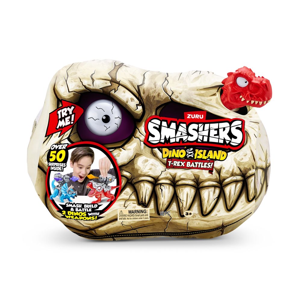 Set De Juego Sorpresa Smashers Dino Island Batalla T-Rex | Oechsle.pe ...