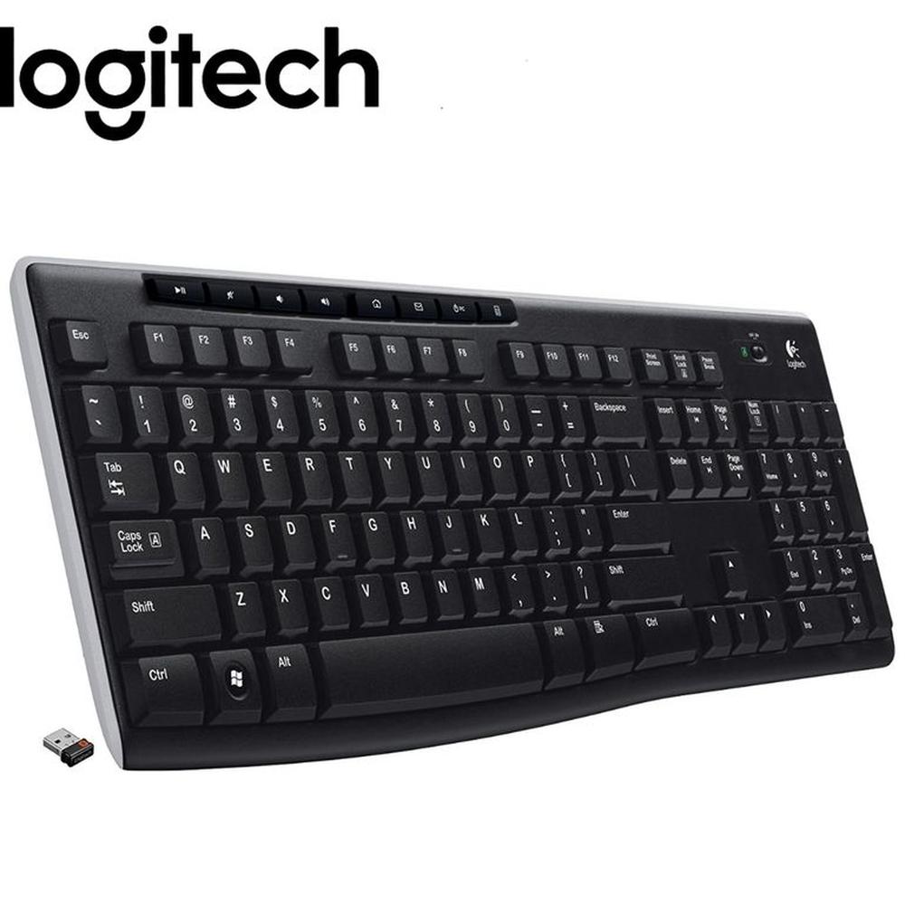TECLADO LOGITECH K270 WIRELESS UNIFYING USB SP BLACK - Oechsle