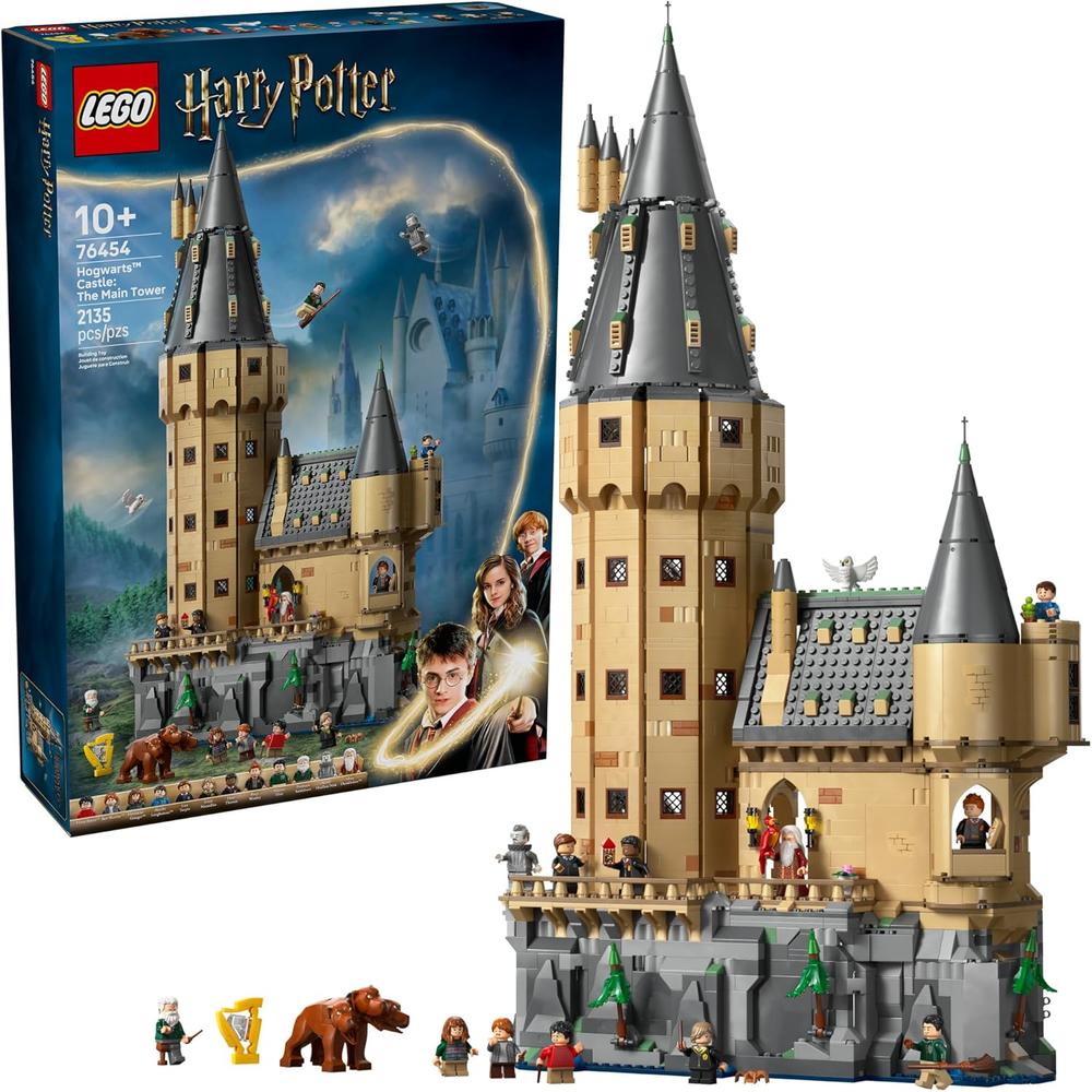 Castillo de Hogwarts de Lego Harry Potter, torre principal con ...