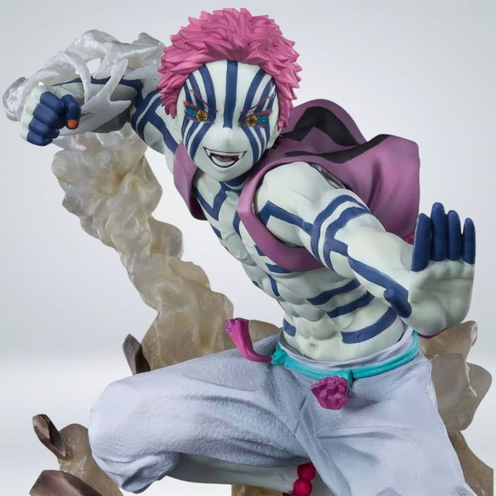 FIGURAS SH FIGUARTS ZERO DEMON SLAYER - AKAZA UPPER THREE BLANCO ...