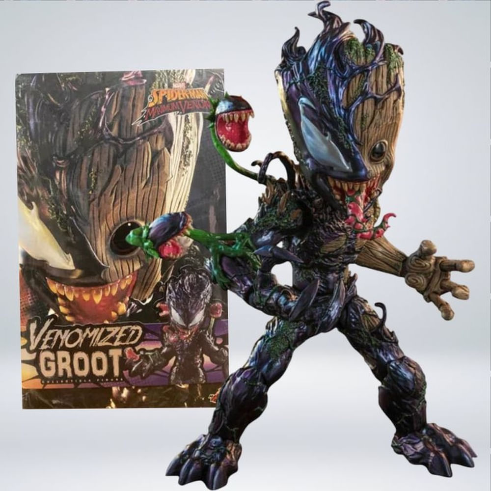 FIGURA DE COLECCION HOT TOYS - BABY GROOT VENOMIZED NEGRO | Oechsle ...