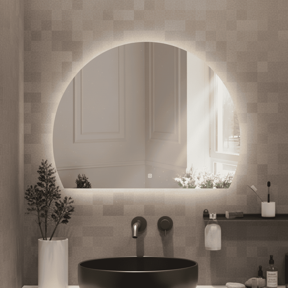 Espejo Led Circular Capilla 70x50cm Espejos Monterrey - Oechsle