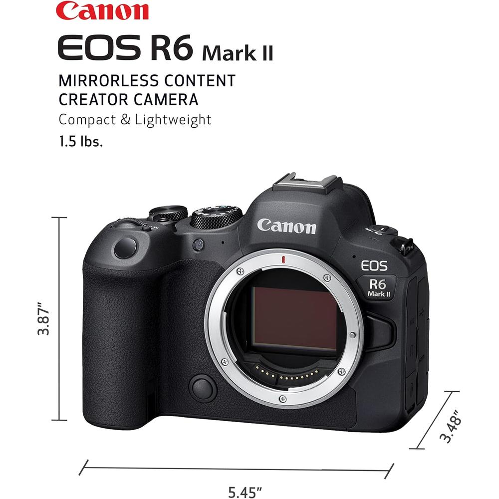 Canon cámara EOS R6 Mark II full frame | Negro | Oechsle - Oechsle