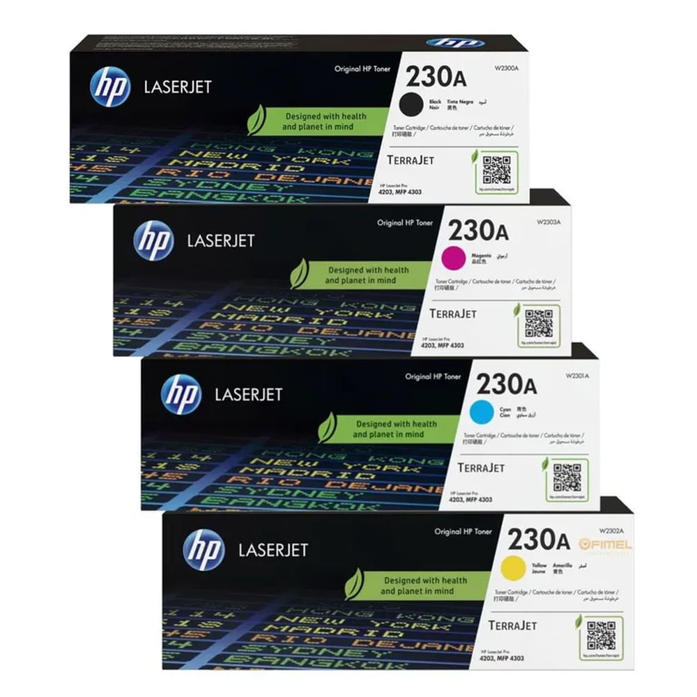 TONER HP 230A COLORES PACK COMPLETO | Oechsle - Oechsle