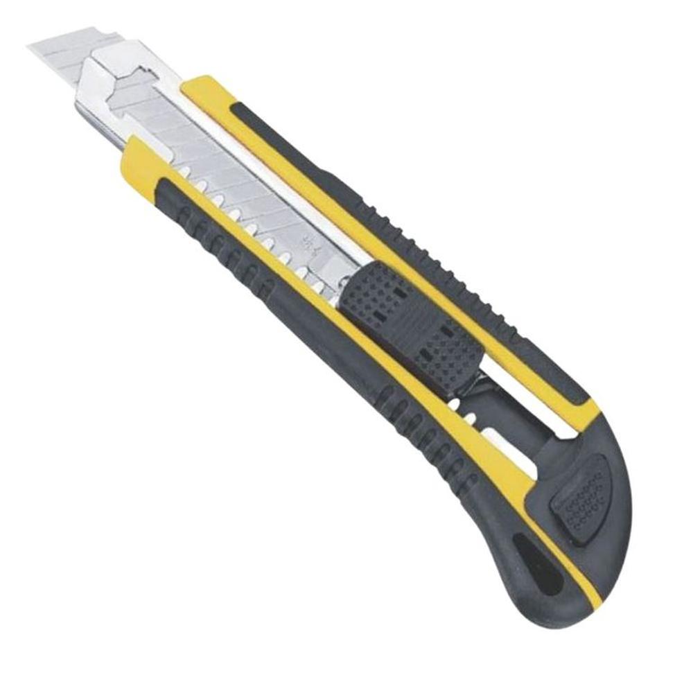 Cuchilla Cutter 6" C/Alma Metalica + 03 Hojas C&A - Amarillo AMARILLO ...
