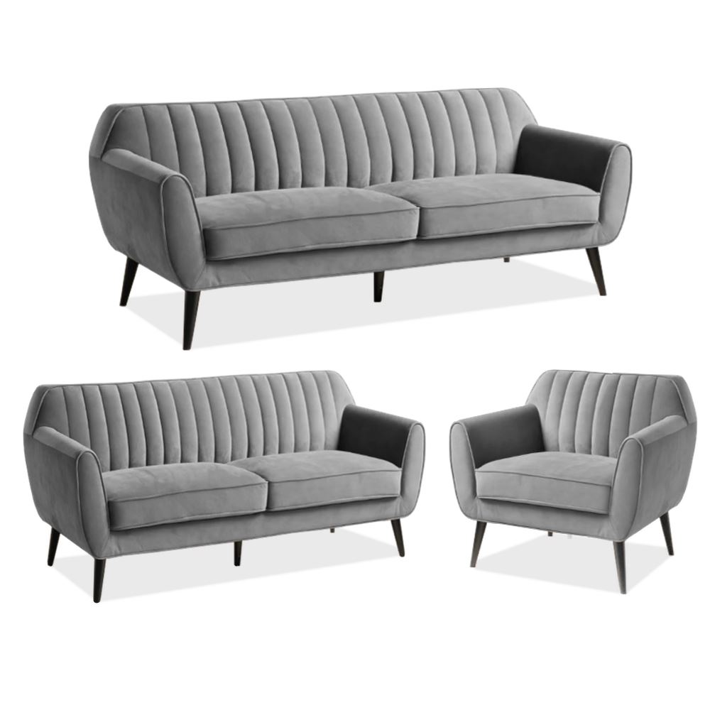 SALA DANY GRIS 3 2 1 CUERPOS - FALOTIH 3M | Oechsle - Oechsle