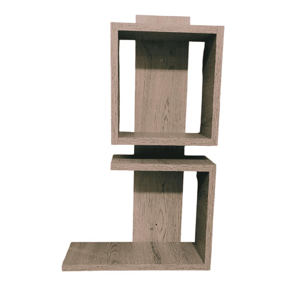 Repisa flotante asimétrica melamina Macadamia - Oechsle