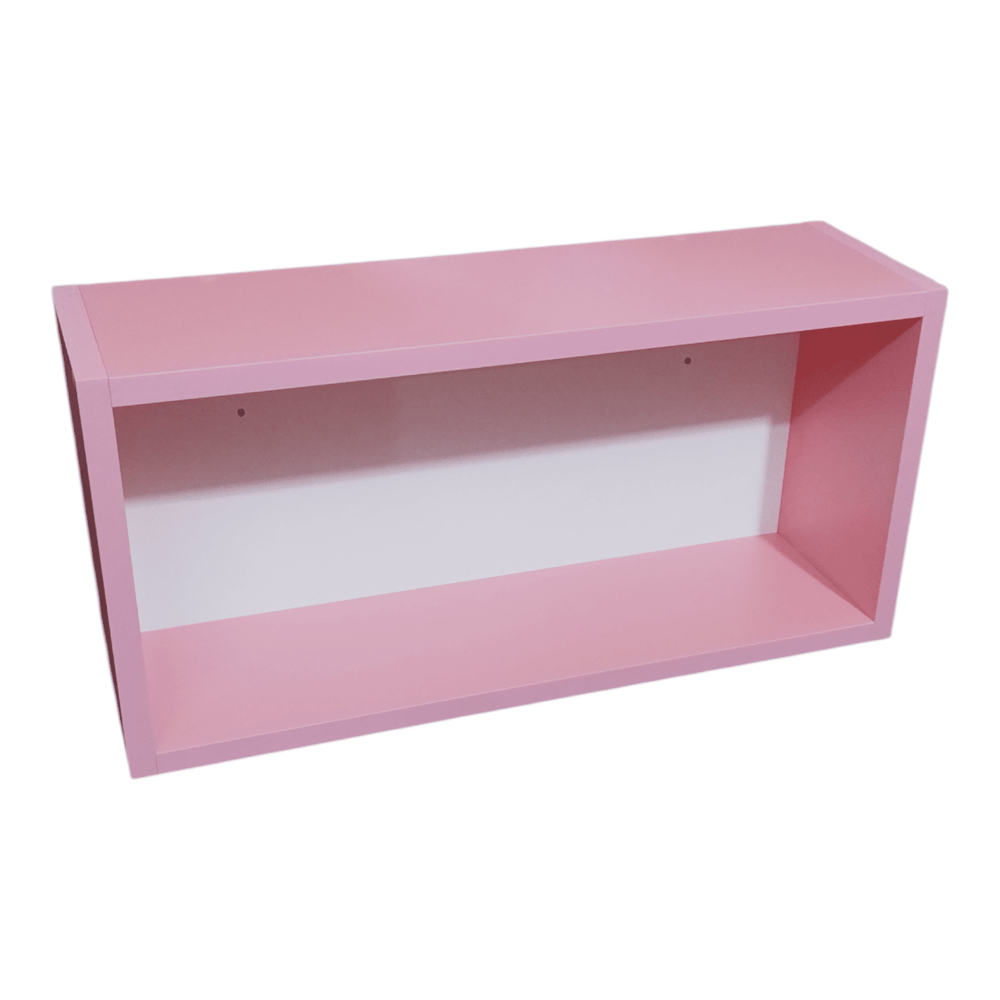 Repisa Estante Flotante Rectangular Melamina Rosa | Oechsle - Oechsle