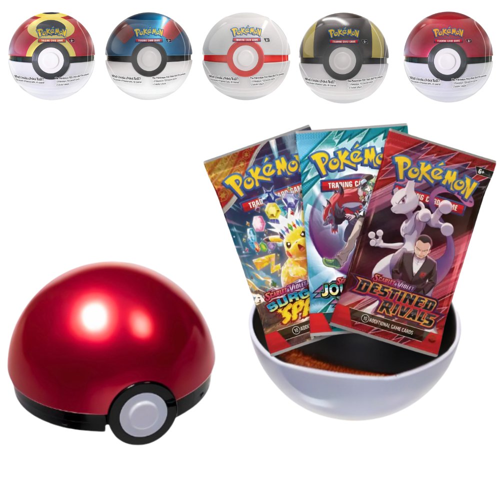Cartas Pokemon TCG Pokeball 2025 Pokebola con 30 Cards Español ...