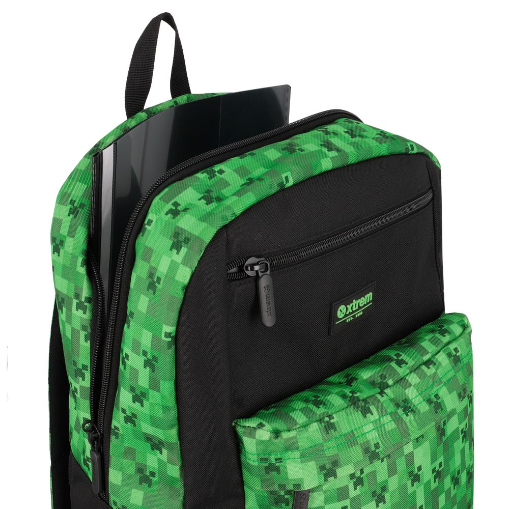 Set Mochila + Bolso + Lonchera + Cartuchera Xtrem 6Xt Green Pixels ...