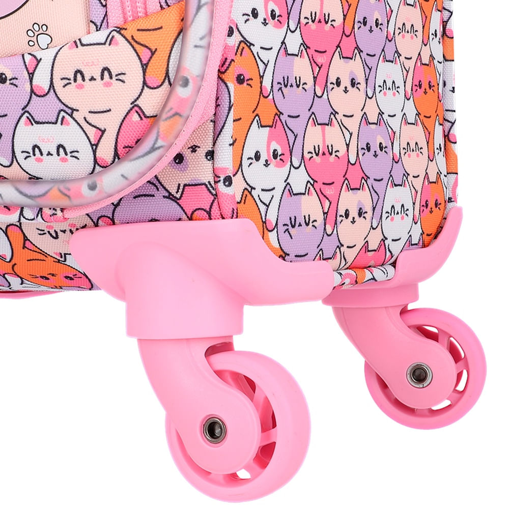 Mochila De Ruedas Xtrem Speedy Pack Pink Cat | Oechsle - Oechsle