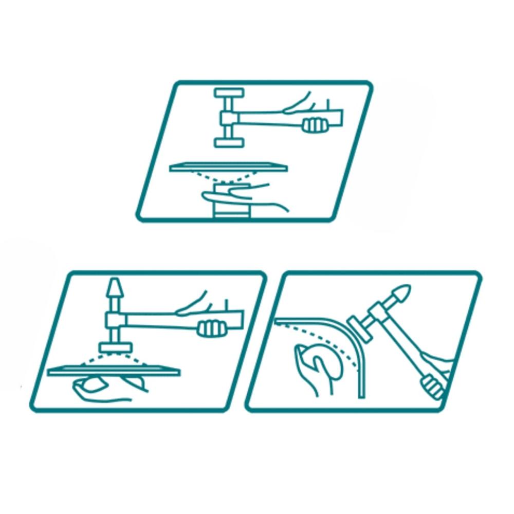 Juego de martillos para planchar 7 piezas Total TBAFO712 - Oechsle