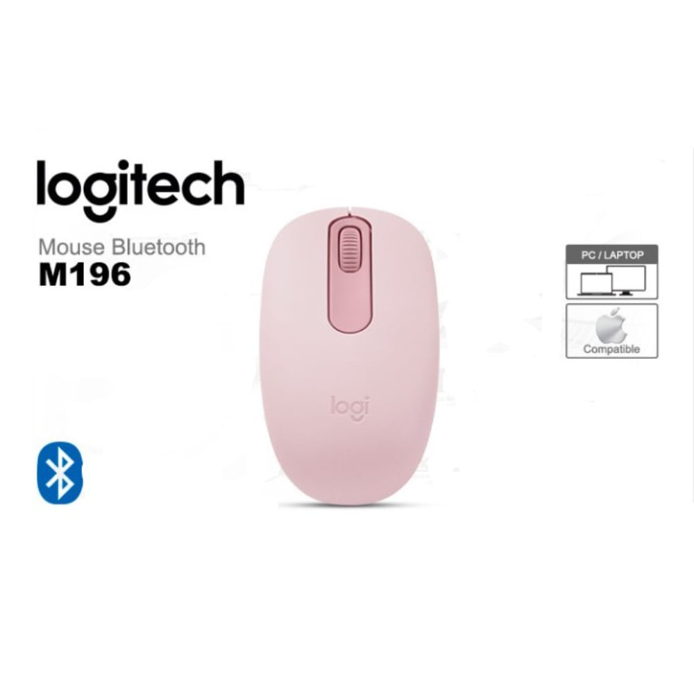 Mouse Logitech M196 Bluetooth Color Rosado | Oechsle - Oechsle