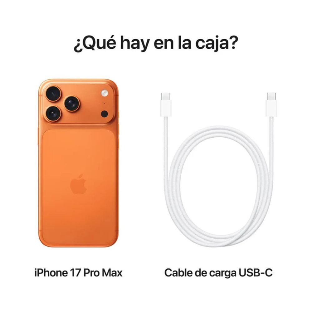 Apple Iphone 17 Pro Max 512gb Naranja Esim | Oechsle - Oechsle