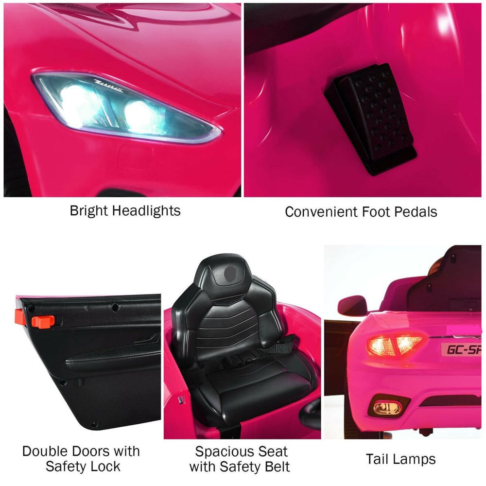 Carro a Batería Deportivo Modelo Maserati para Niños con Control ...