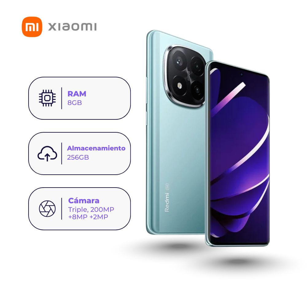 Xiaomi Redmi Note 14 Pro Plus 5g 256GB 8GB Ram Color Azul océano ...