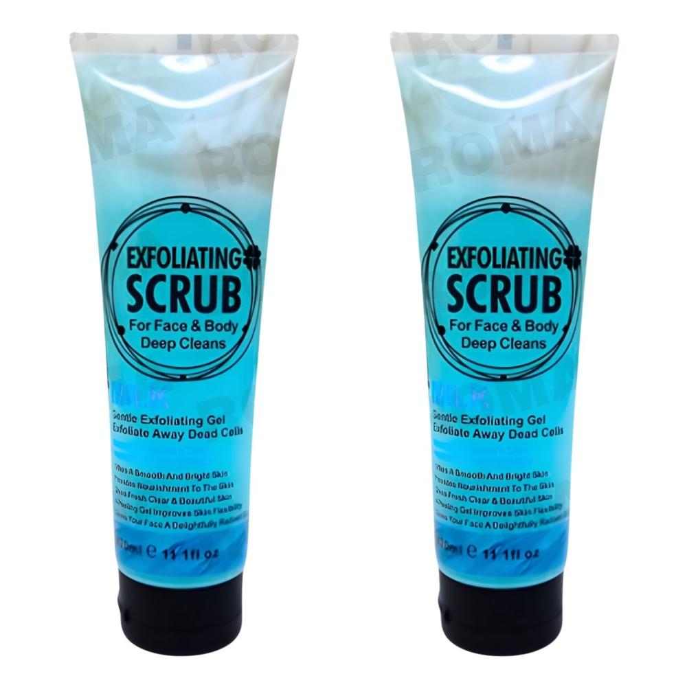 PACK 2 EXFOLIANTE FACIAL Y CORPORAL LECHE 320ML WOKALI - Oechsle