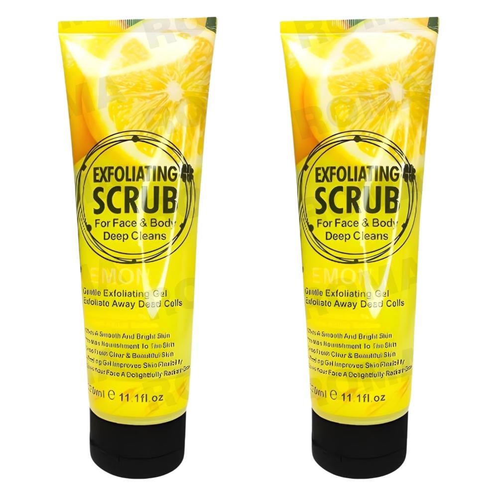 PACK 2 EXFOLIANTE FACIAL Y CORPORAL LIMÓN 320ML WOKALI - Oechsle