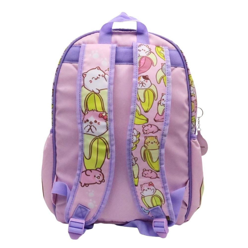 Pack Escolar Mochila Bananya Gatito Gabby Anime Oficio - Oechsle