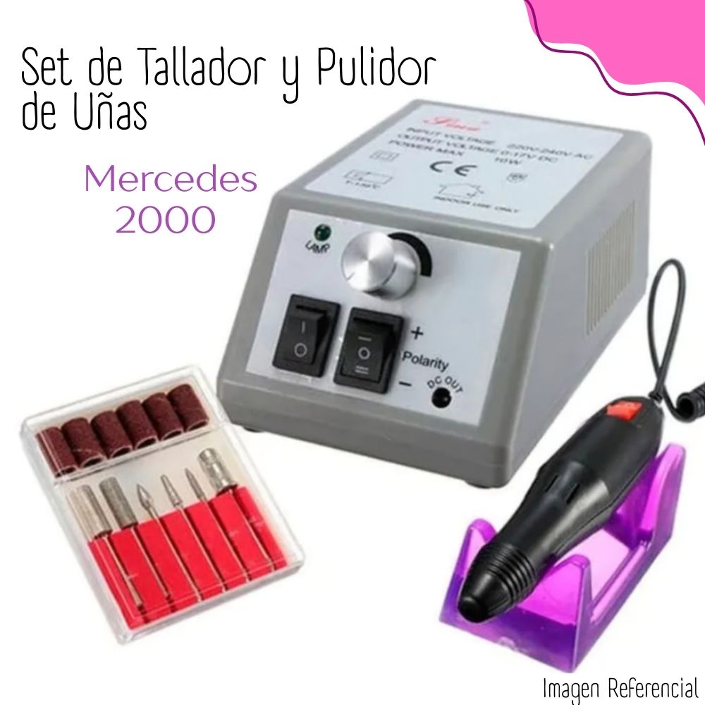 SET DE TALLADOR Y PULIDOR DE UÑAS MERCEDES 2000 | Oechsle - Oechsle
