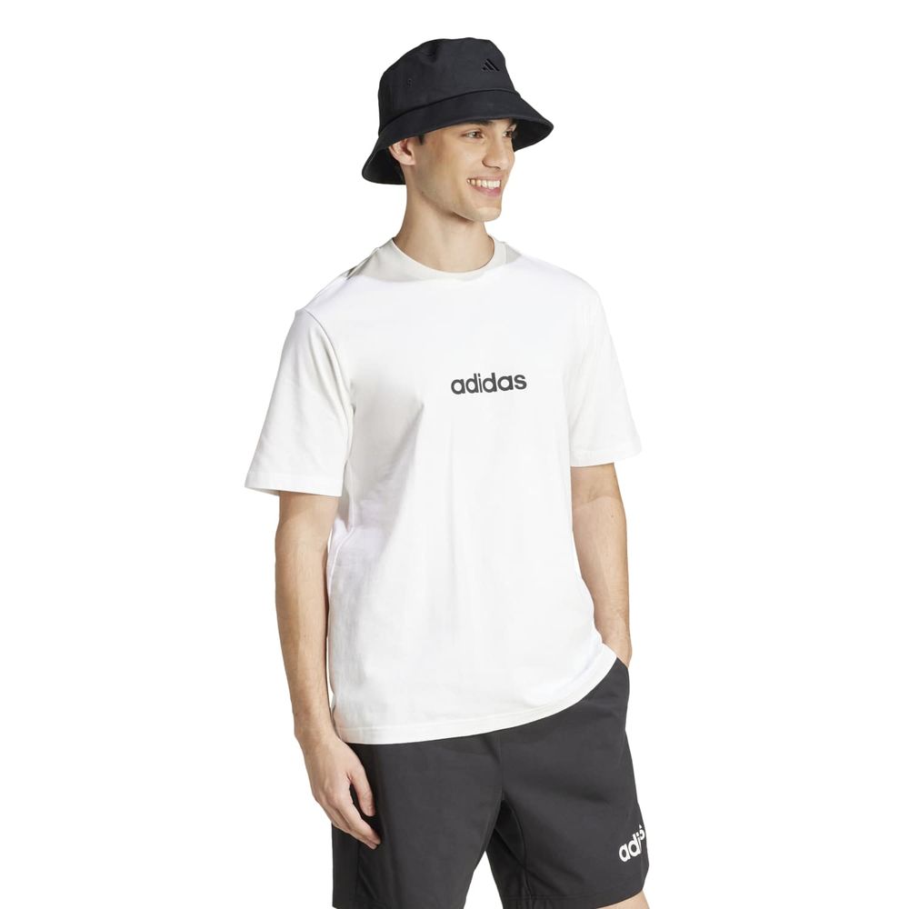 Polo Deportivo Adidas Hombre M Lin Sj T Je9000 Blanco | Oechsle.pe ...