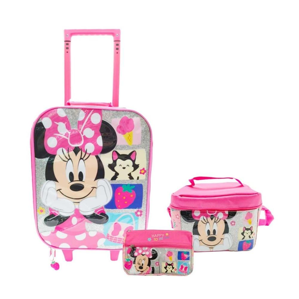 Pack Escolar Maleta Minnie Mouse Exo Fucsia Oficio | Oechsle - Oechsle