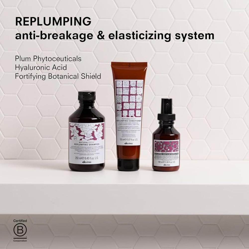 Shampoo Hidratante Davines Replumping 250ml | Oechsle - Oechsle