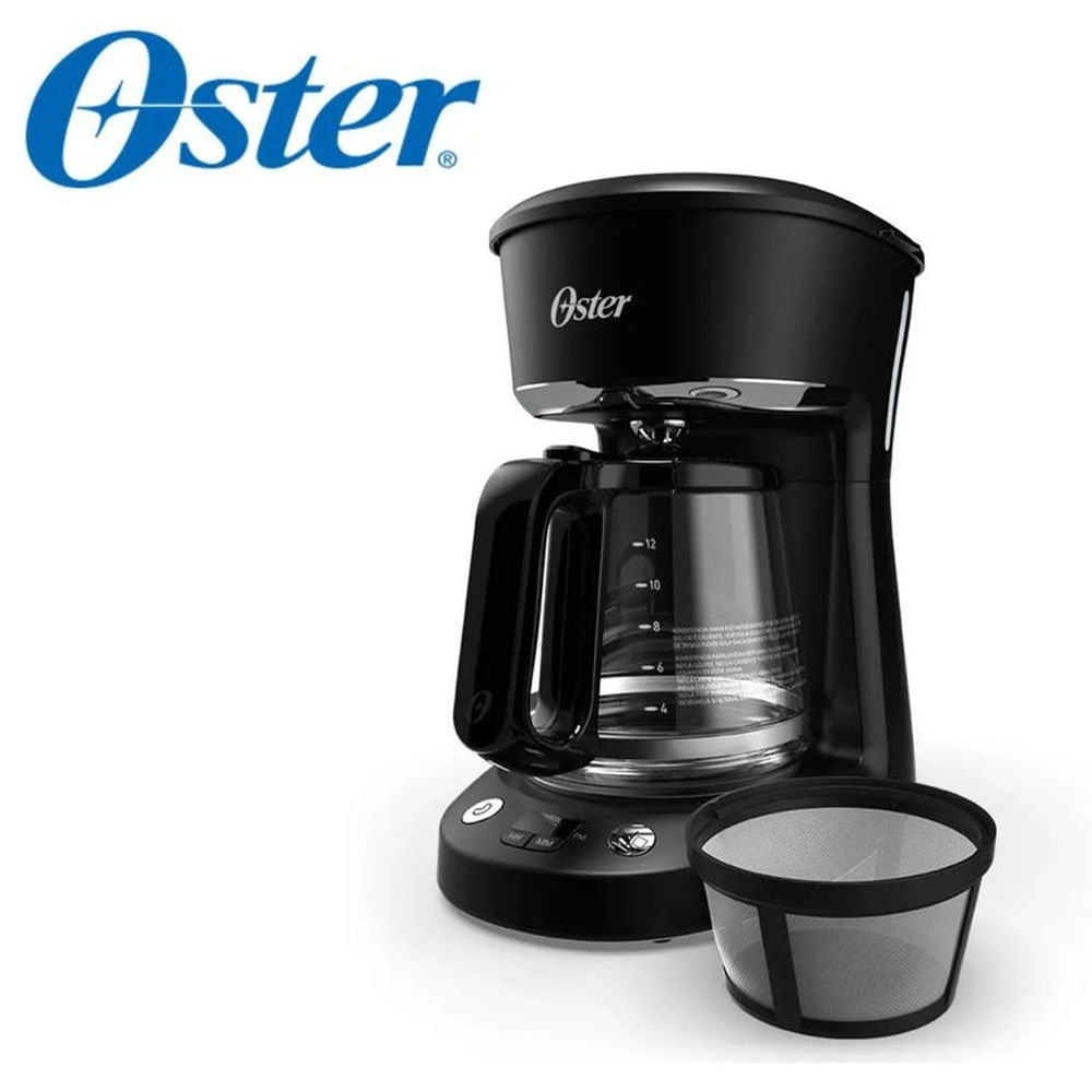 Cafetera Oster BVSTDCP121B de 12 tazas Programable | Oechsle - Oechsle