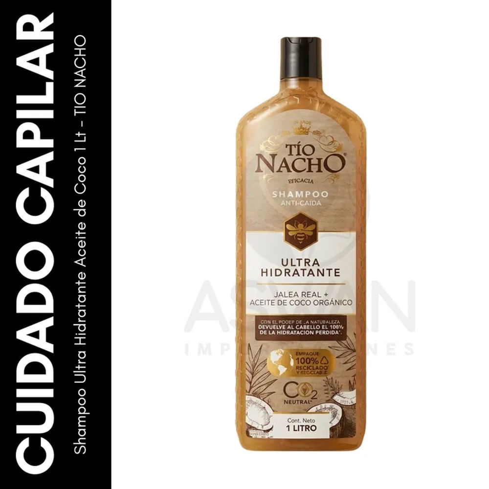 Shampoo Ultra Hidratante Aceite de Coco 1 Lt - TIO NACHO | Oechsle ...