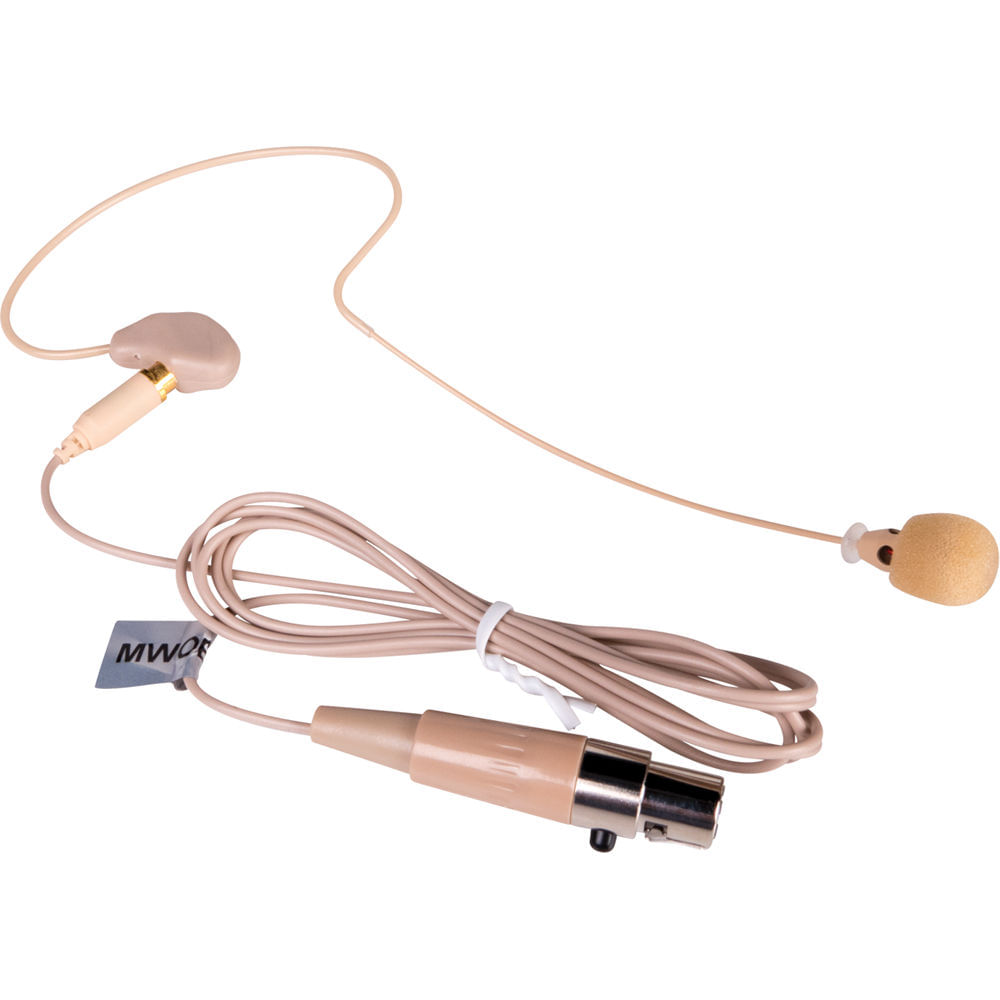 AtlasIED Wireless Microphone Over-Ear Unidirectional Condenser ...