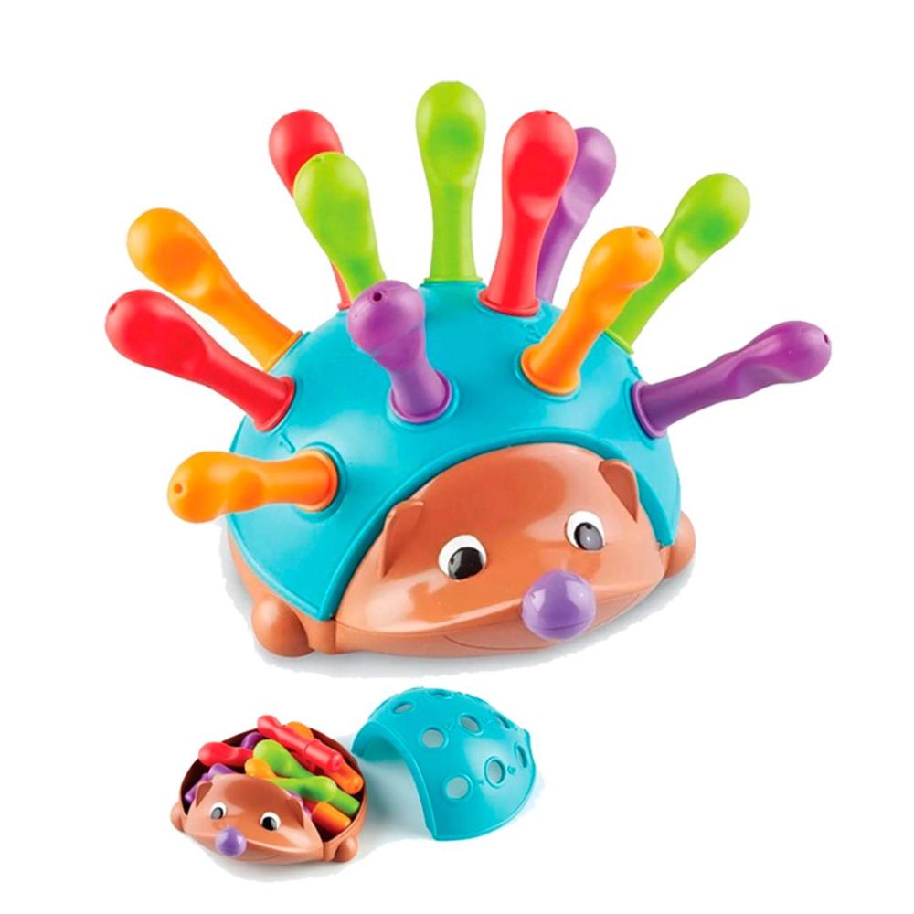 Juguete Didactico Set de Encaje y Motricidad Fina Erizo Espigas ...