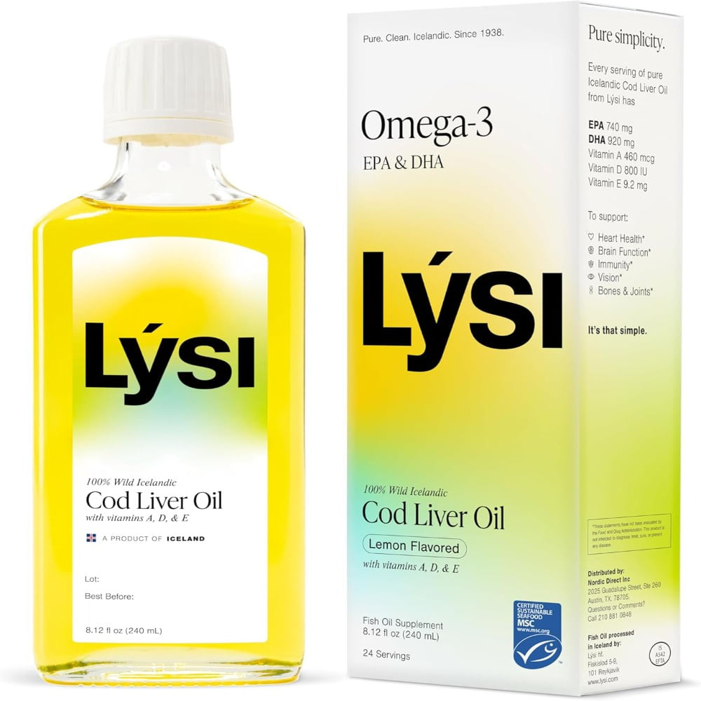 Lysi Omega 3 Cod Liver Oil Lemon | Oechsle - Oechsle