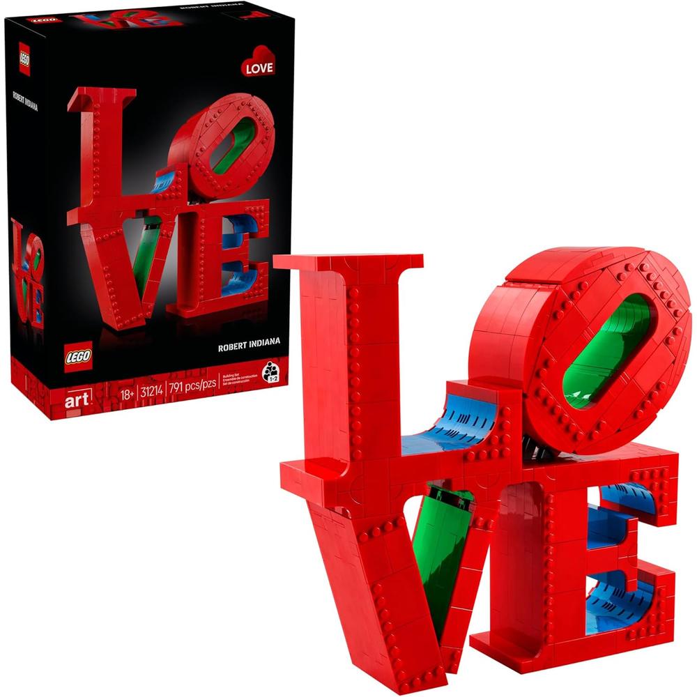 LEGO ART LOVE SET COLECCIONABLE DE BRICOLAJE PARA ADULTOS, DECORACIÓN ...