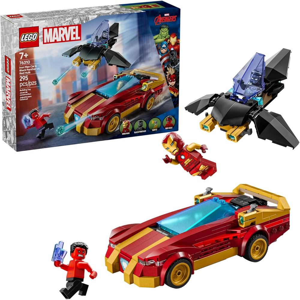 LEGO MARVEL IRON MAN Y PANTERA NEGRA VS HULK ROJO - Oechsle