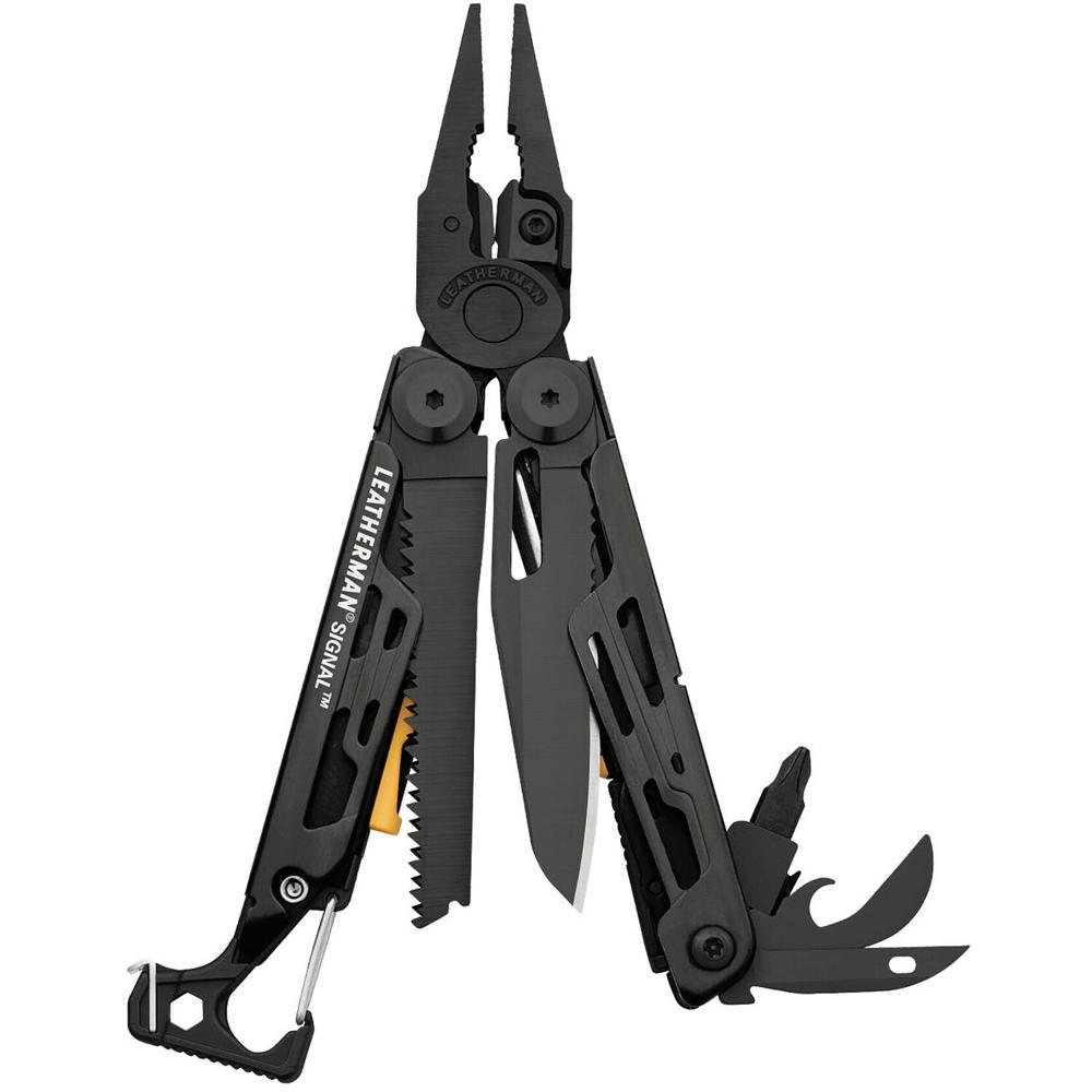 Leatherman Signal Multi-Herramienta con Funda de Nylon Negra (Negro ...