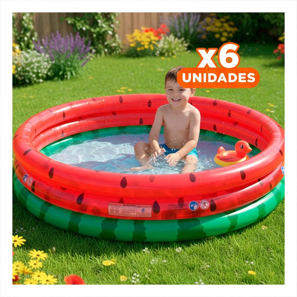 Pack6 Piscina Sandilla Inflable para Jardin Hogareno con Uso Diario ...