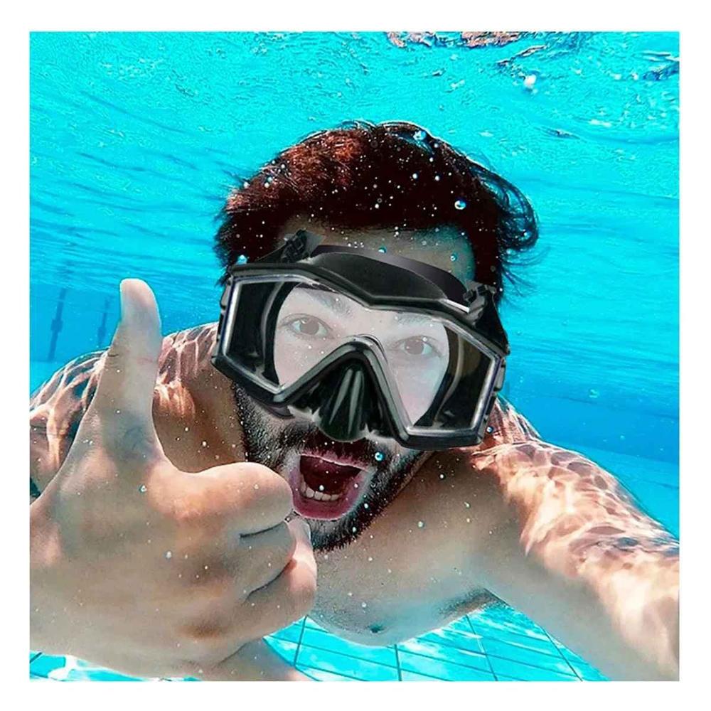 Lente Natacion Negro con Marco Ajustable y 180 Grados Y+Post It - Oechsle