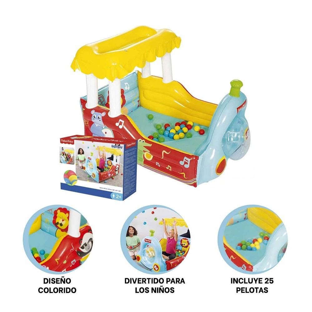 Vagon de Tren Infantil con 25 Pelotas para Juego Creativo y Diversion ...