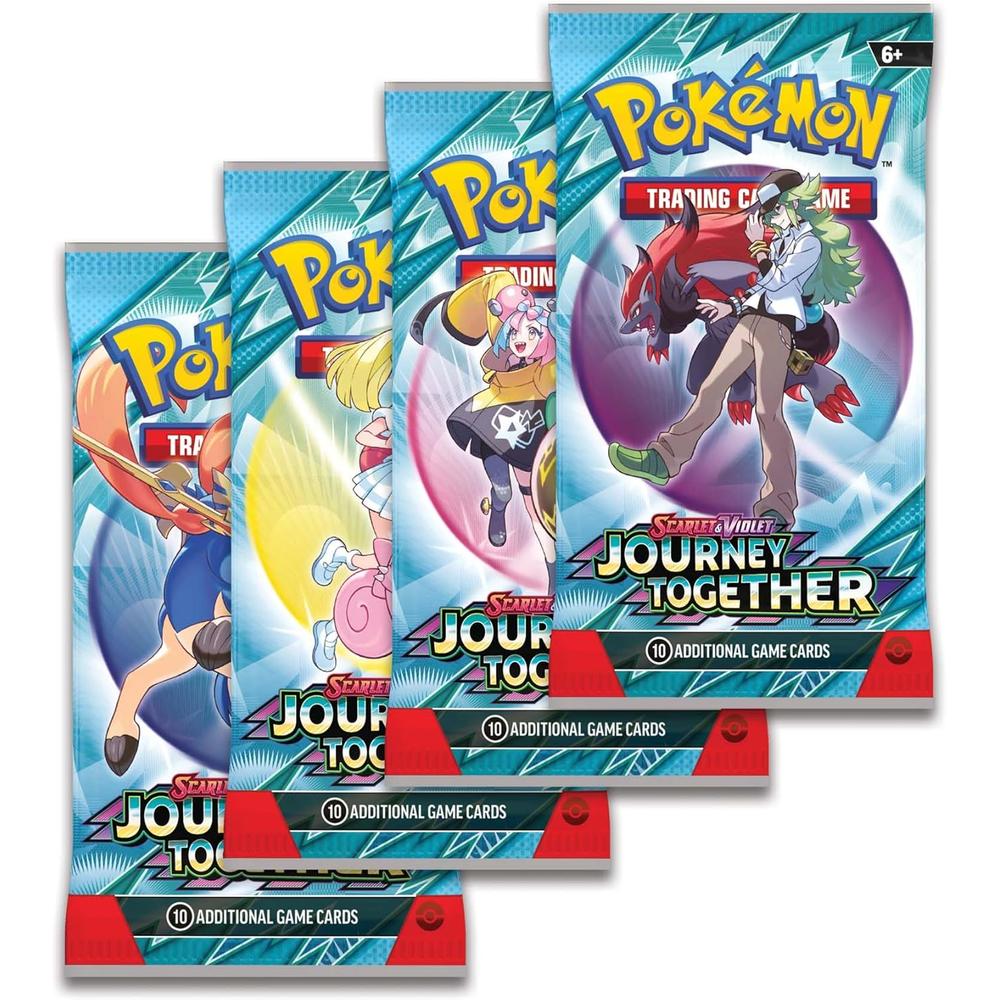 JUEGO DE CARTAS POKÉMON TCG SCARLET & VIOLET JOURNEY TOGETHER BOOSTER ...
