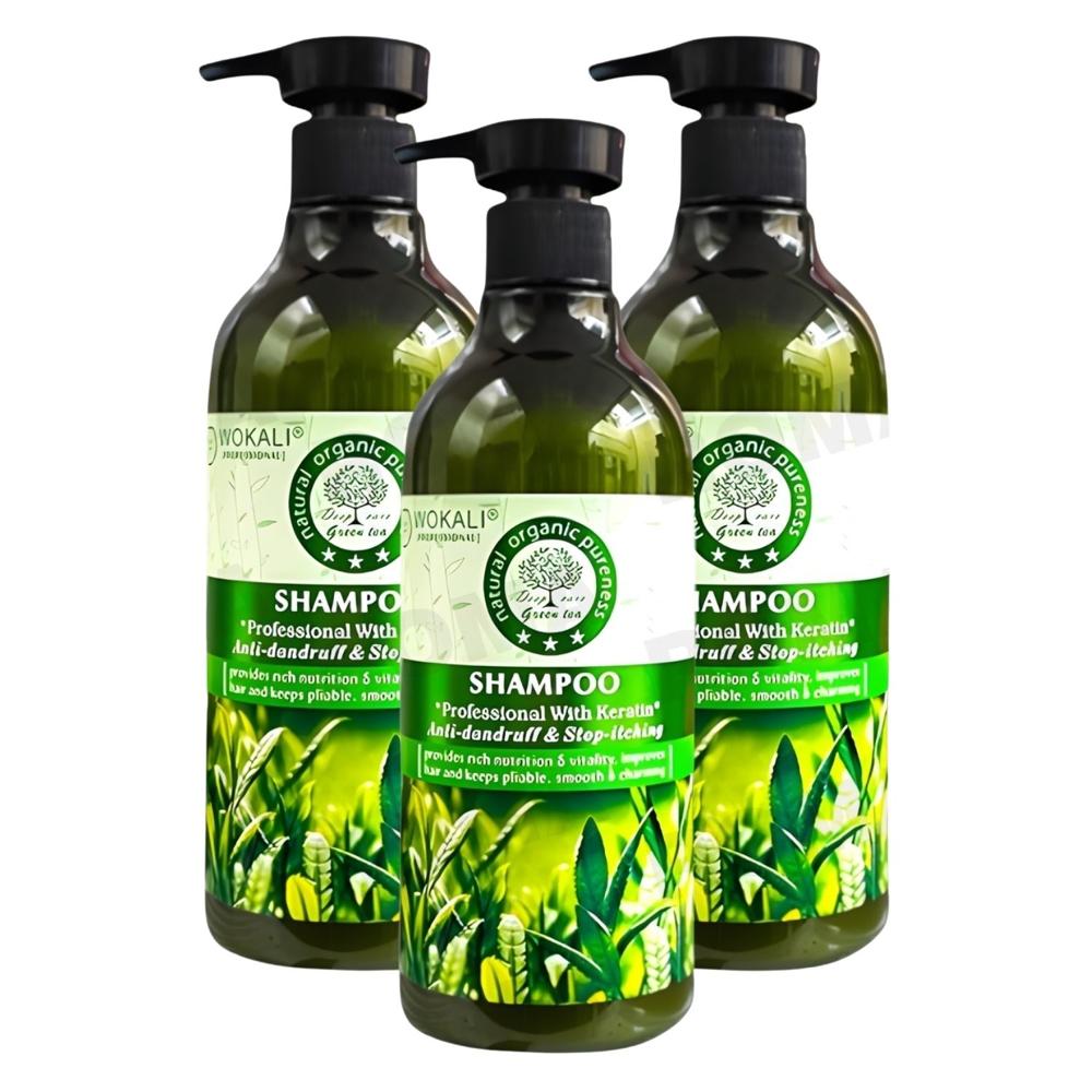 PACK 3 SHAMPOO TE VERDE 550ML WOKALI | Oechsle - Oechsle