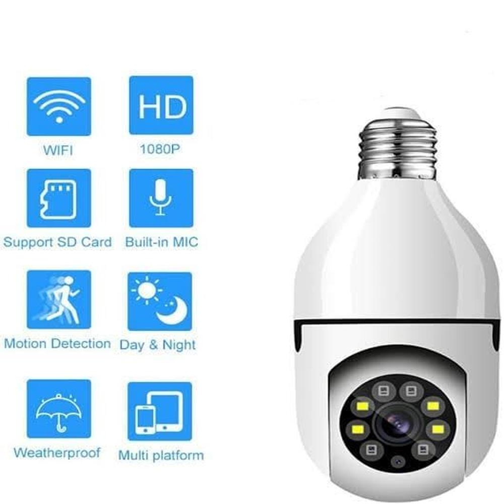 Foco Camara Nuevo Modelo WiFi 1080P Sensor Movimiento - Oechsle