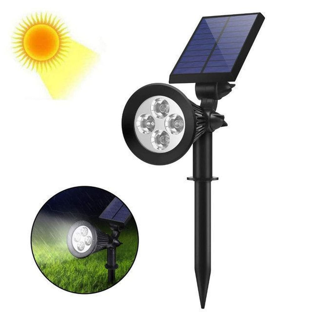 Luz LED Solar Estaca Recargable con Sensor para Jardin y Pared - Oechsle