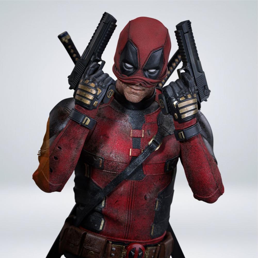 FIGURA HOT STUDIO - DEADPOOL BATTLING VERSION DEADPOOL Y WOLVERINE ...
