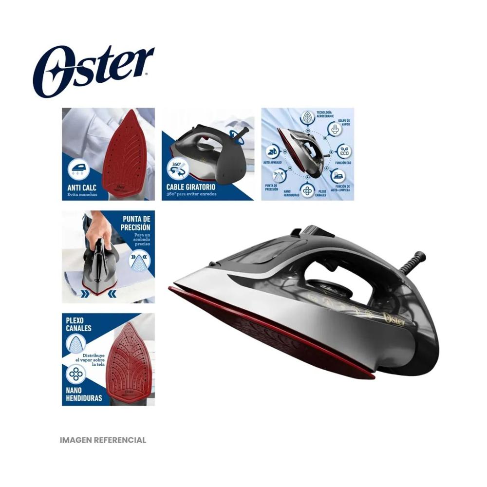 Plancha a vapor Oster GCSTAC6953 con Tecnologia Aerocerámica 2200W ...