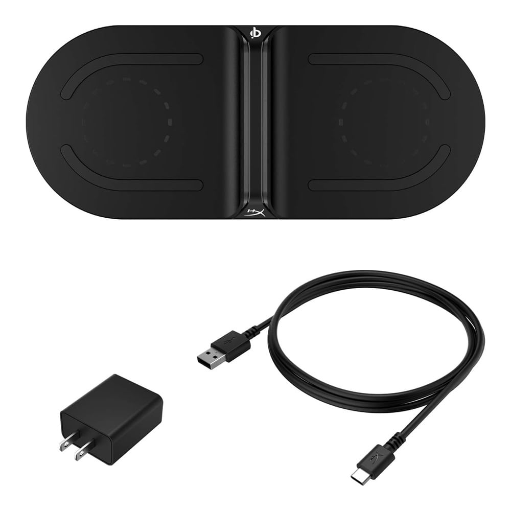Cargador Inalámbrico HyperX ChargePlay Base Qi Doble USB HX-CPBS-A ...